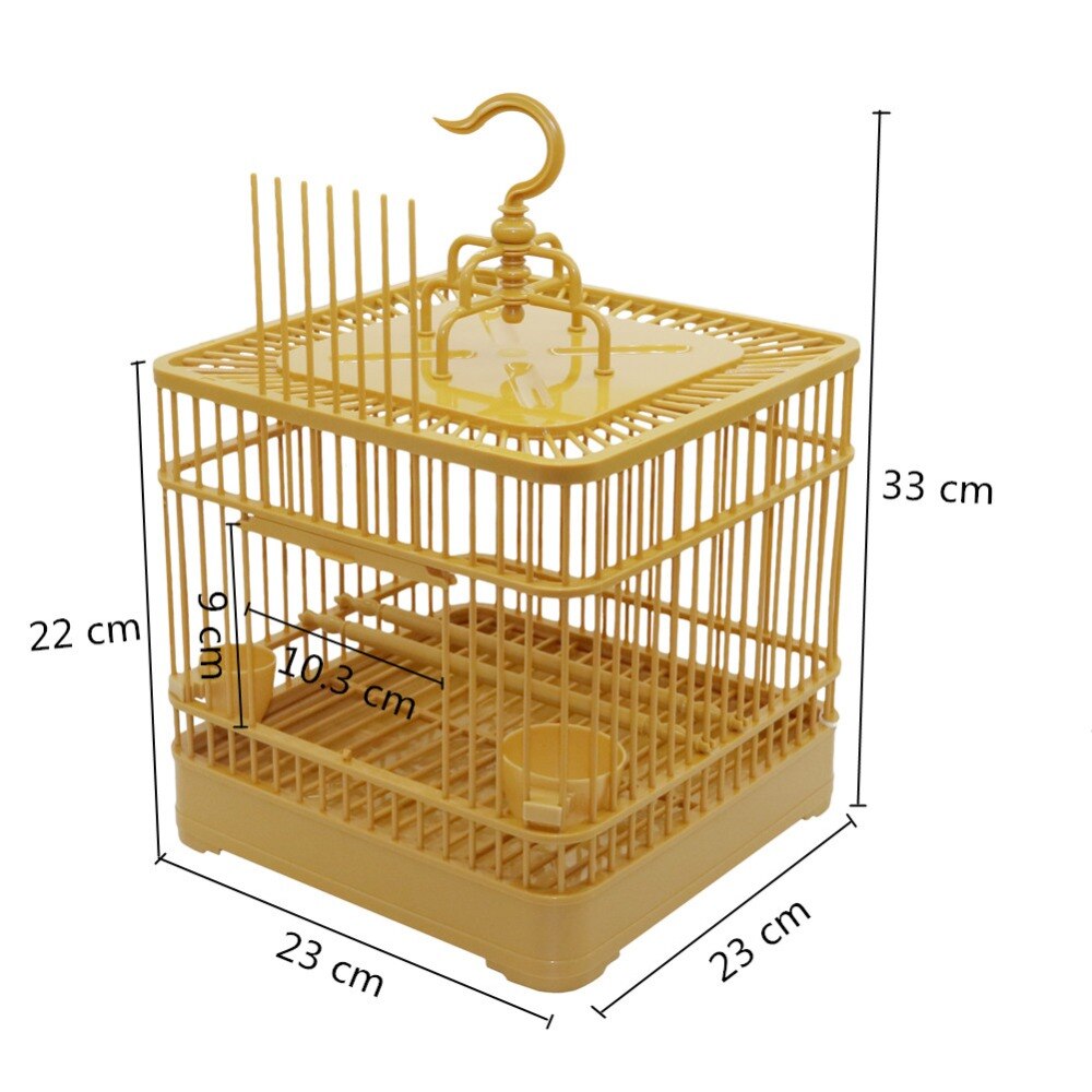 Assembly Bird Cage With Feeder And Waterer Small P... – Vicedeal