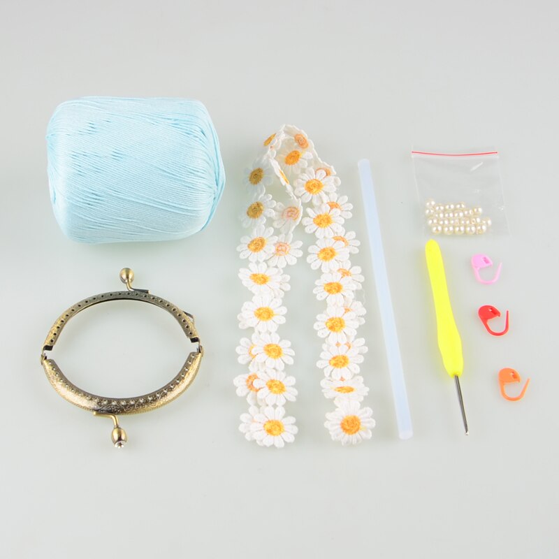 Bloem Handtas Haak Kit Met Garen Diy Breien Set Ha... – Vicedeal