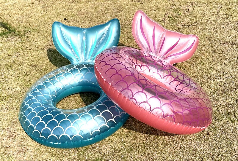 Mermaid Adult Pool Float Inflatable Beach Floaties... – Grandado