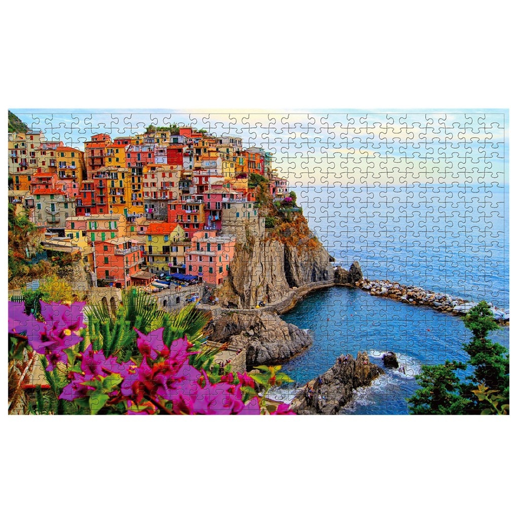 500 Piece Fishing village Theme Adult Children Puz... – Grandado