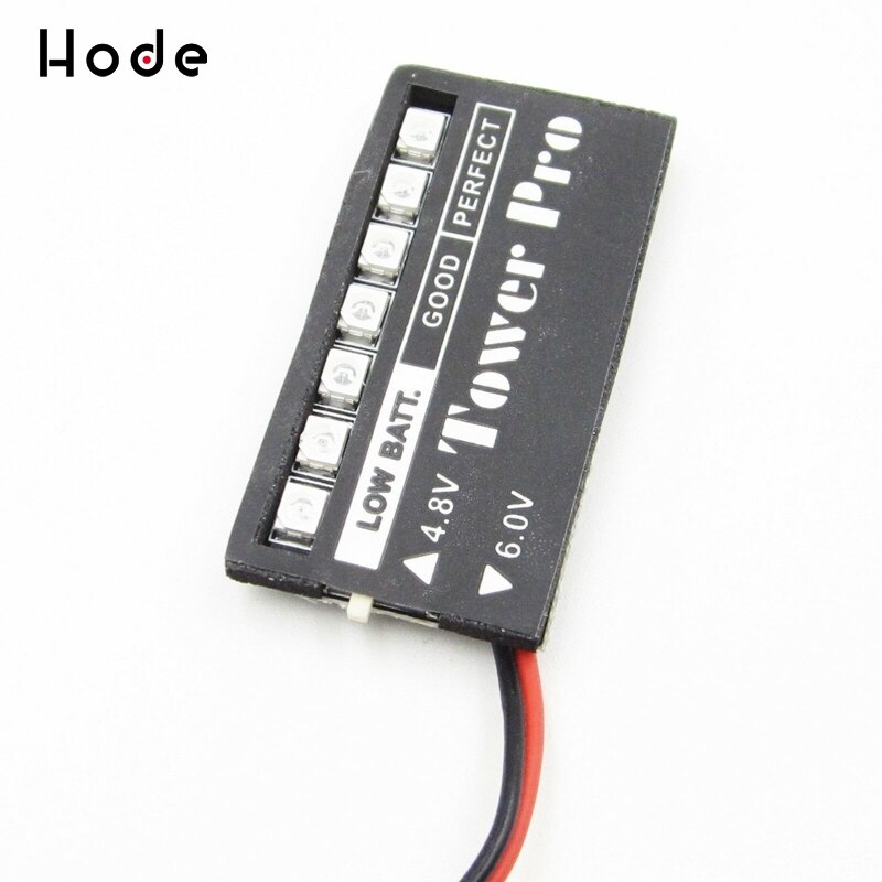 4.8v 6v 7 led rc modell mottagare batteri spänning... – Vicedeal
