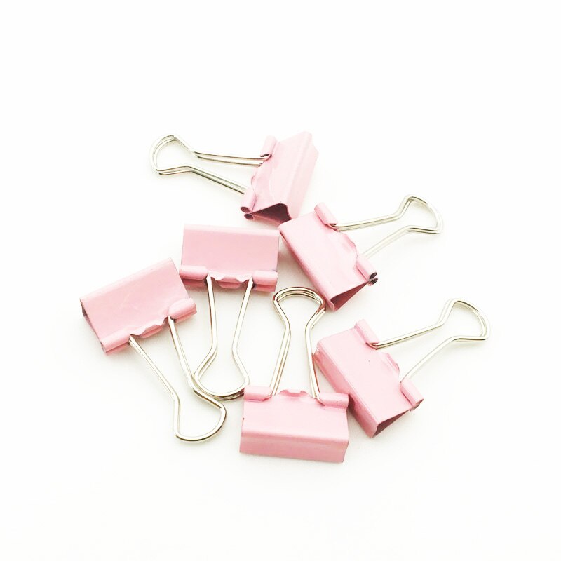 Pink Mini Metal Paper Clips 15/19/25/32/41/51mm Co... – Vicedeal