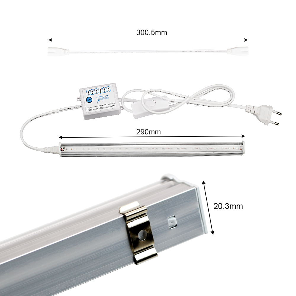 RAYWAY volle spektrum T5 rohre led wachsen licht f... – Vicedeal