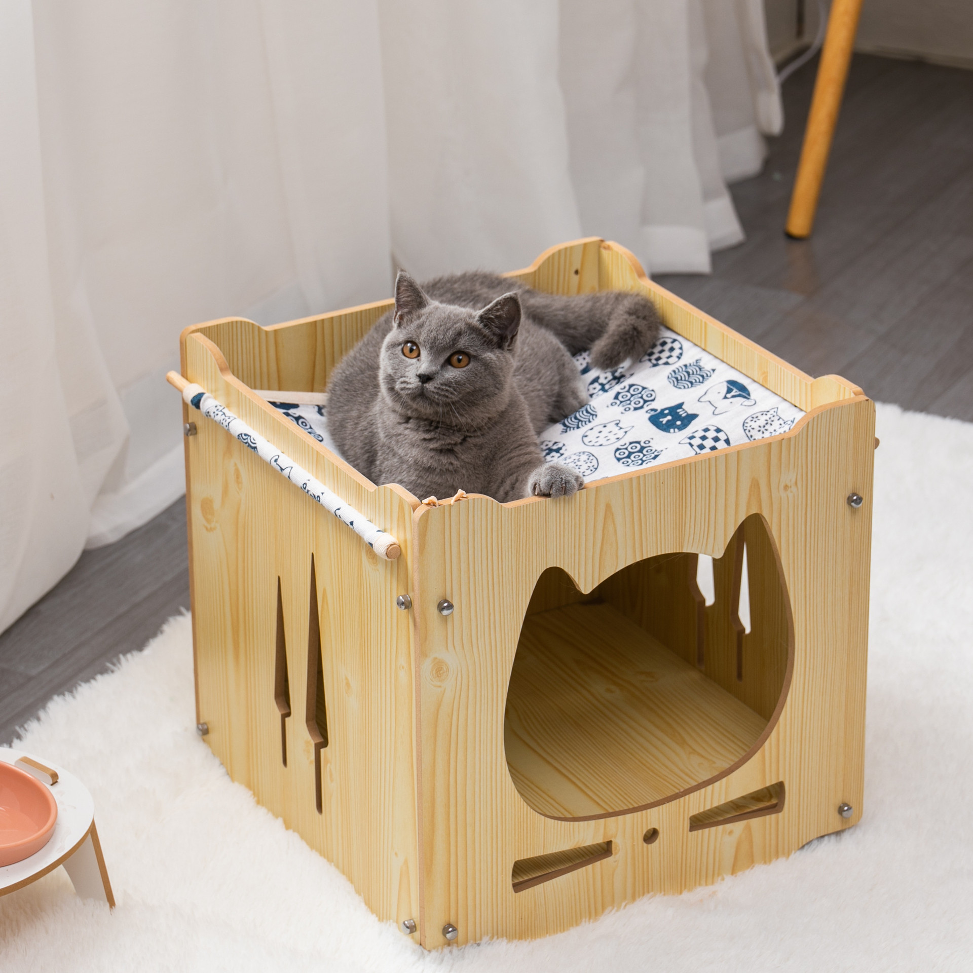 DIY Cat Nest Cat Hammock Cat's Villa Cat Cabin... – Vicedeal