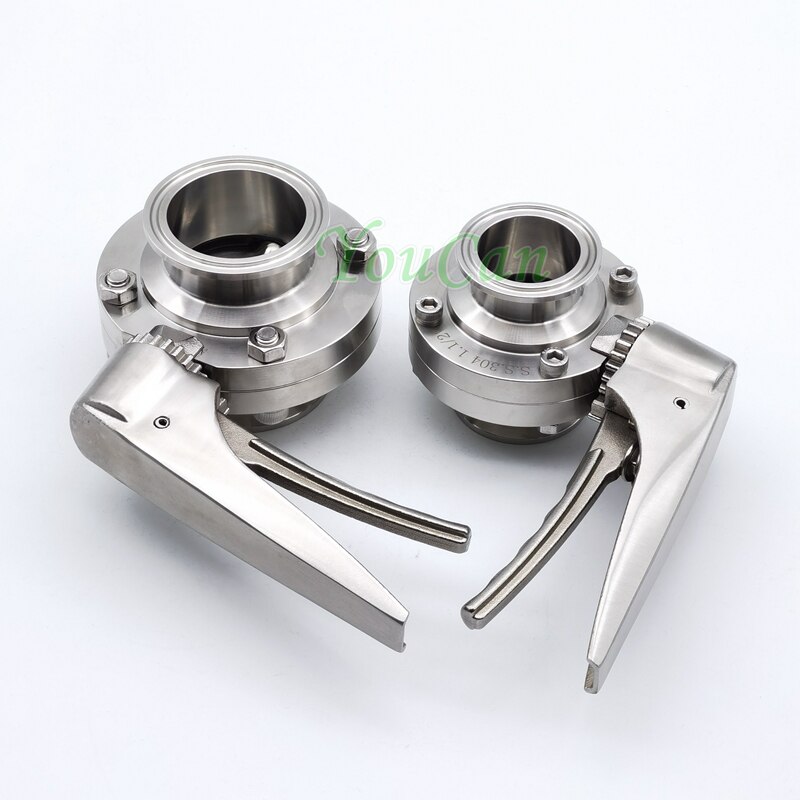 Sanitary SS304 1-1/2 inch OD 38MM Tri Clamp Butter... – Grandado