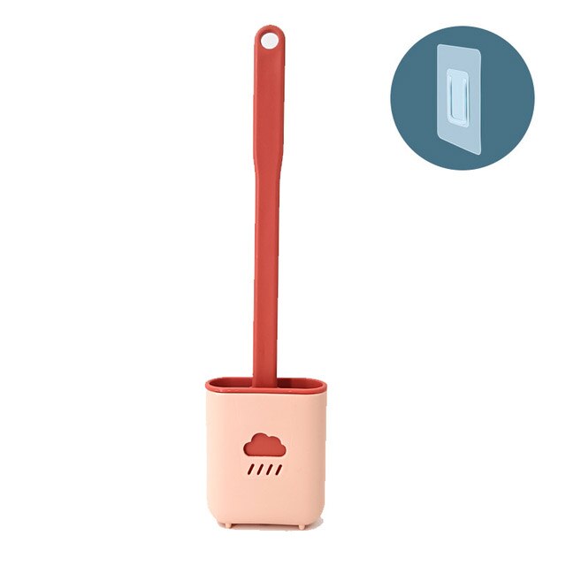 Silicone Toilet Brush Wc cleaner toilet brush with... – Grandado