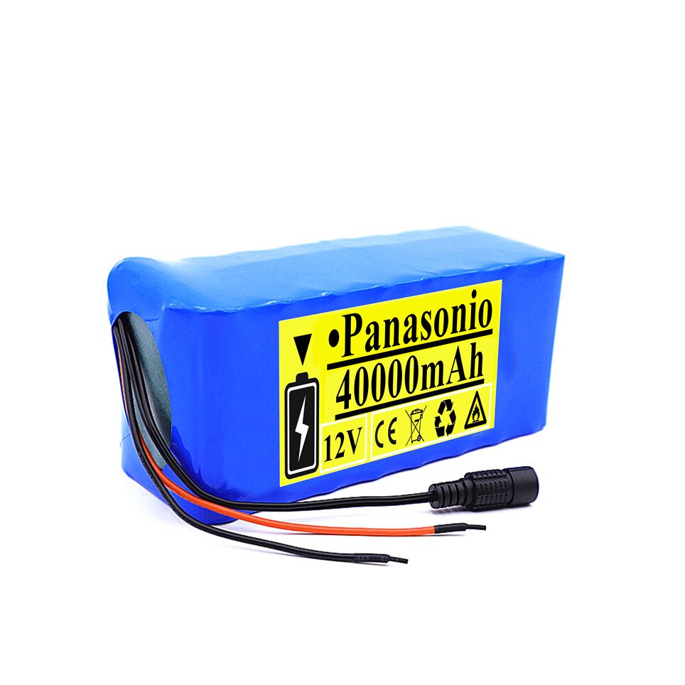 12V 40Ah 18650 Lithium Battery Pack 11.1v 12.6v 40... – Grandado