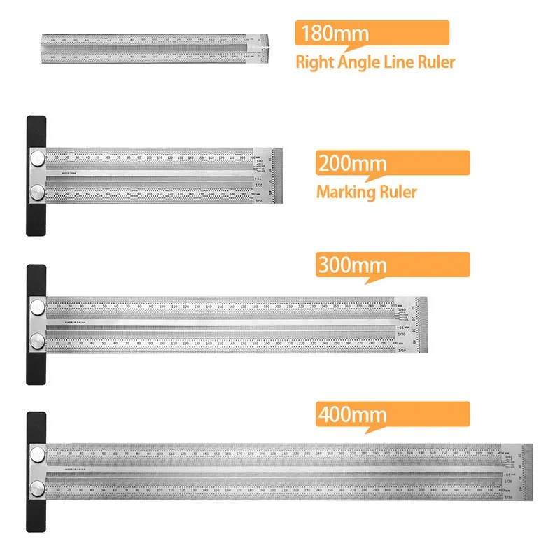 High-precision Scale Ruler T-type Hole Ruler Stain... – Grandado