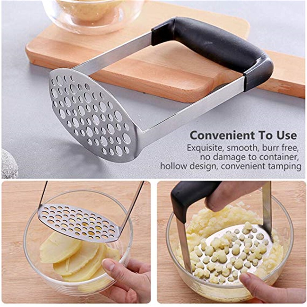 1Pc Stainless Steel Potato Masher Kitchen Tool Gad... – Grandado