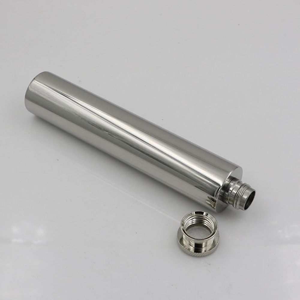 2 oz Hip Flask Polished Round Bottom Tubular Wine ... – Grandado