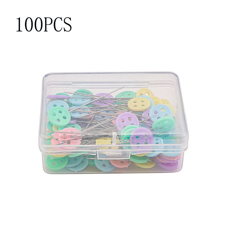 50/100Pcs Dressmaking Pins Button Head Pins Positi... – Vicedeal