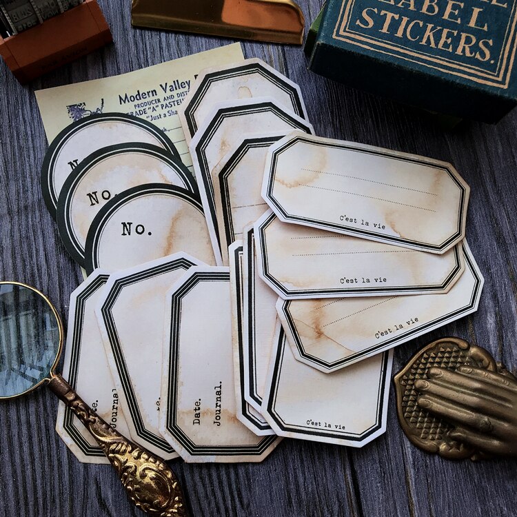 KSCRAFT Handmade Coffee Stained Notes Paper for Bu... – Vicedeal