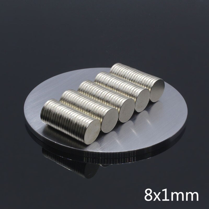 8mmX1mm Strong Magnets 50 pics 8x1 magnet NdFeB Ra... – Grandado