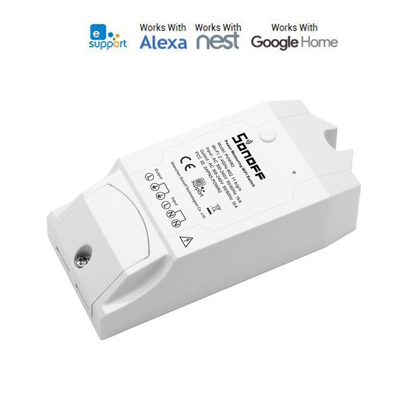 Sonoff Pow R2 15A 3500W Wifi Smart Switch Higher A... – Grandado