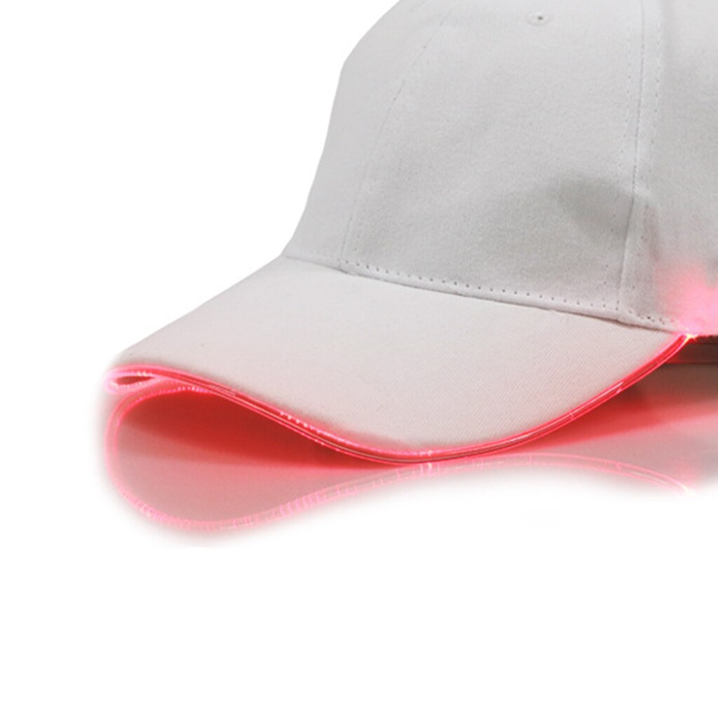 Mode Ultra Heldere Led Baseball Cap Optical Fiber ... – Vicedeal