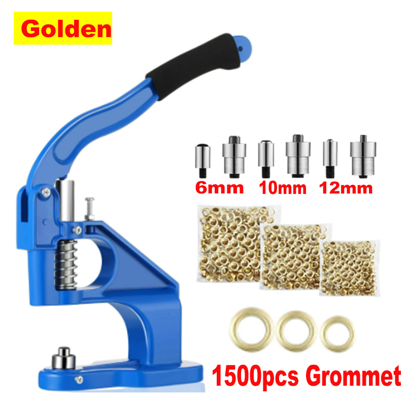 Manuelle Ösen-Ösenmaschine, DIY-Handpresse, Lederh... – Vicedeal