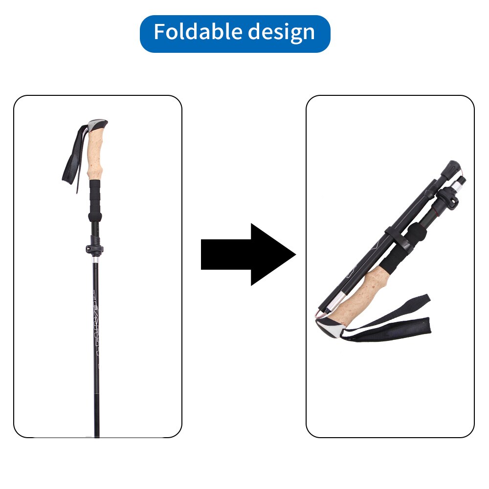 Wandelen Wandelstokken Trekking Pole Carbon Fiber ... – Grandado