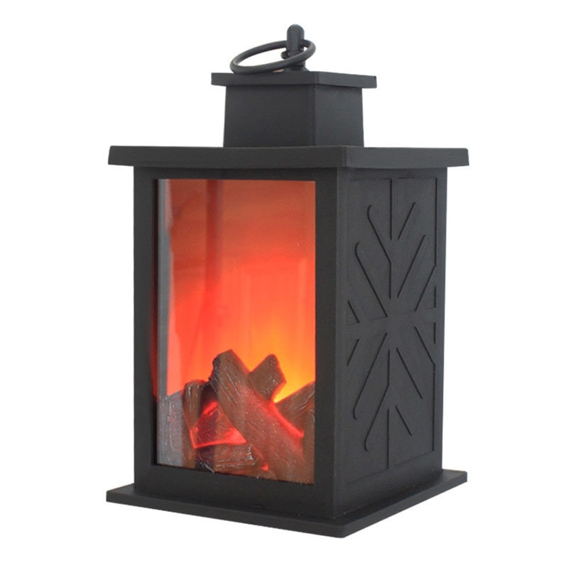 Artificial Fireplace Candlestick Charcoal Flame Wi... – Vicedeal