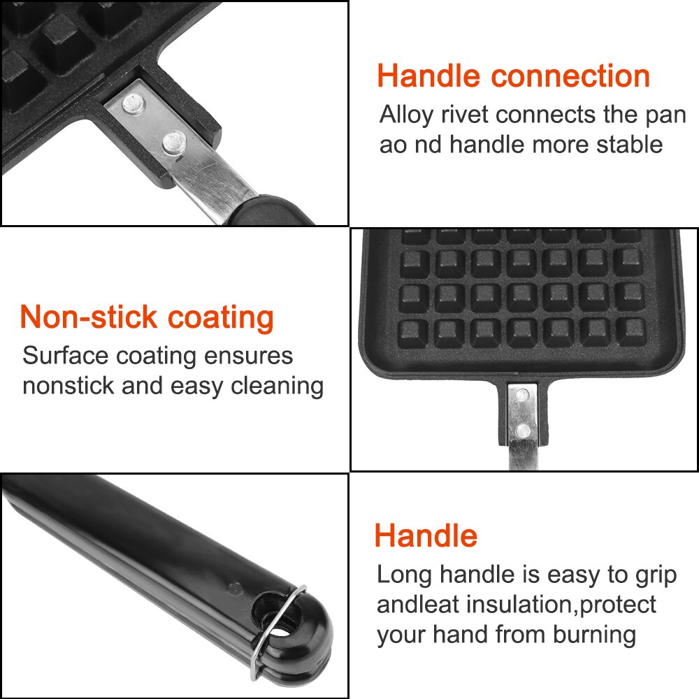 Cake Waffle Mold Waffle Maker Machine Kitchen Cook... – Grandado