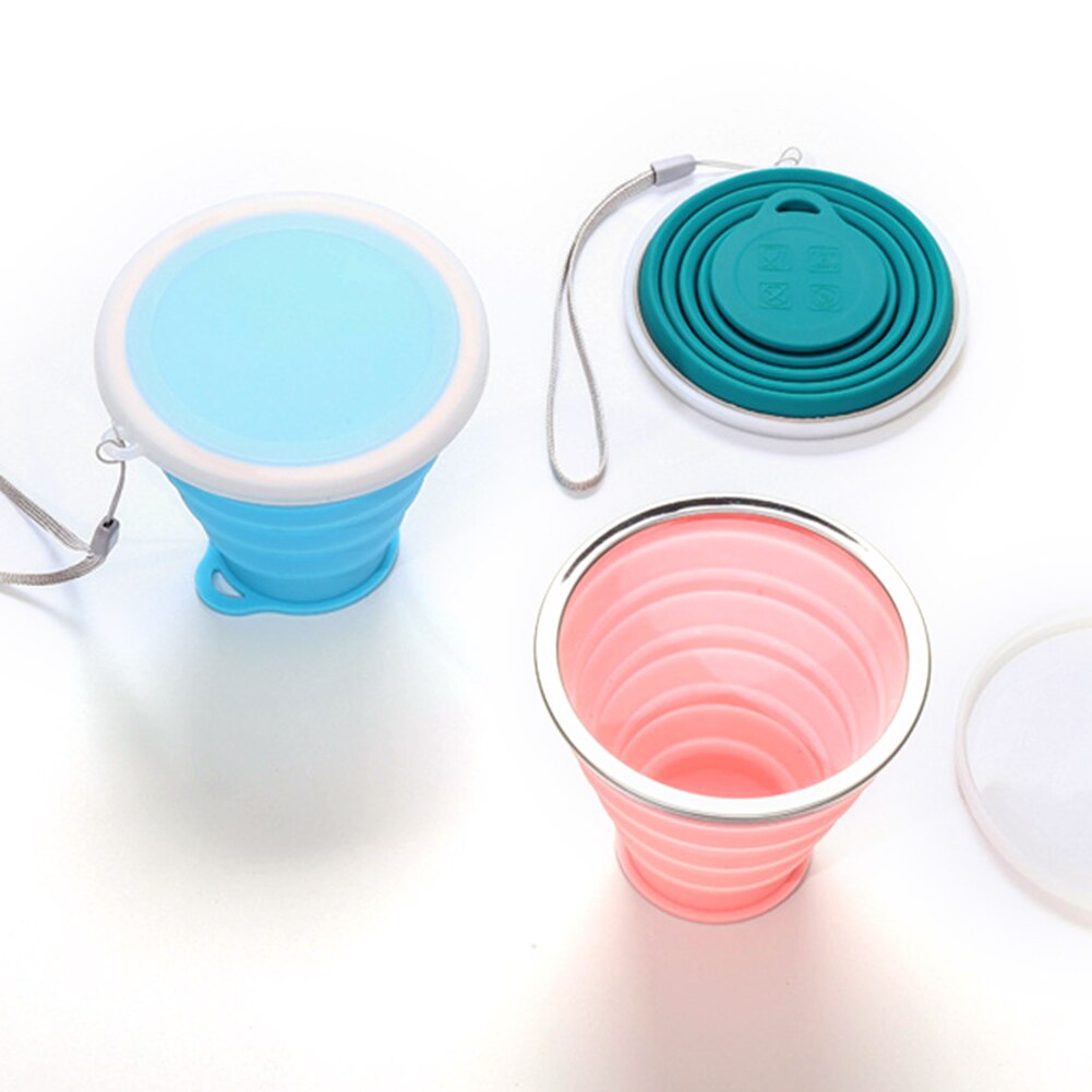 350ML Folding Silicone Cup Portable Silicone Teles... – Vicedeal