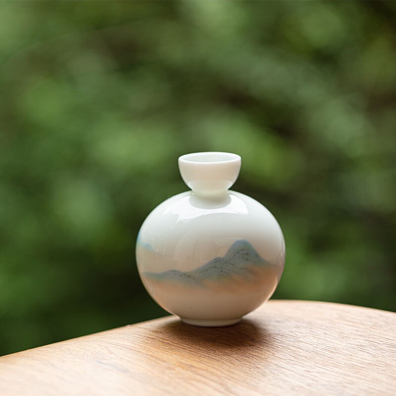 Ceramic wine pot household ancient Chinese style l... – Grandado