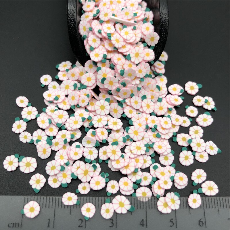 50g Daisy Flower Polymer Clay Sprinkle For Kids Di... – Grandado