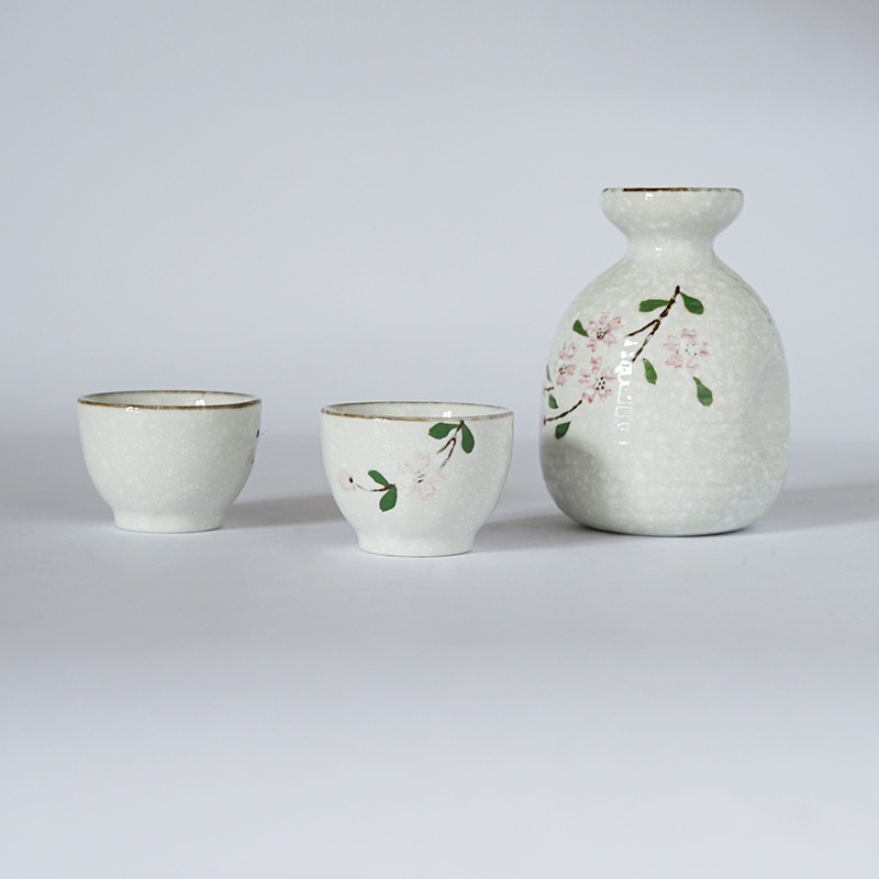 Japanese Style Ceramic Sake Wine Set Home Office W... – Grandado