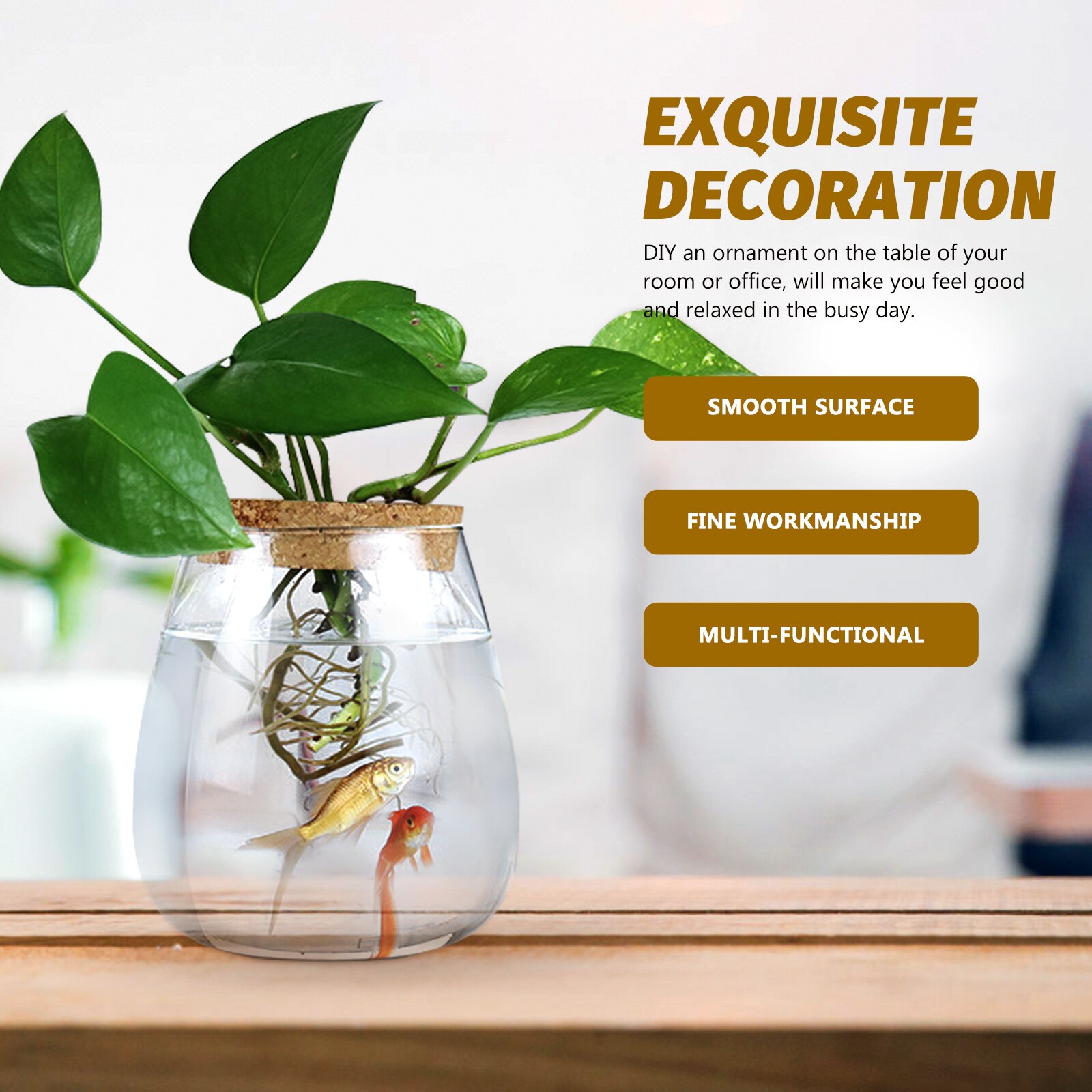 Hydroponic Plants Glass Bottle Durable Plant Terra... – Vicedeal