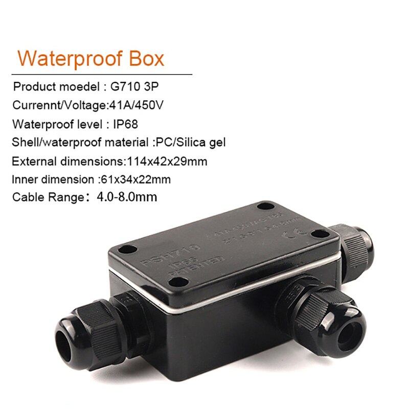 IP66 Electrical Outdoor Waterproof Cable Connector... – Grandado
