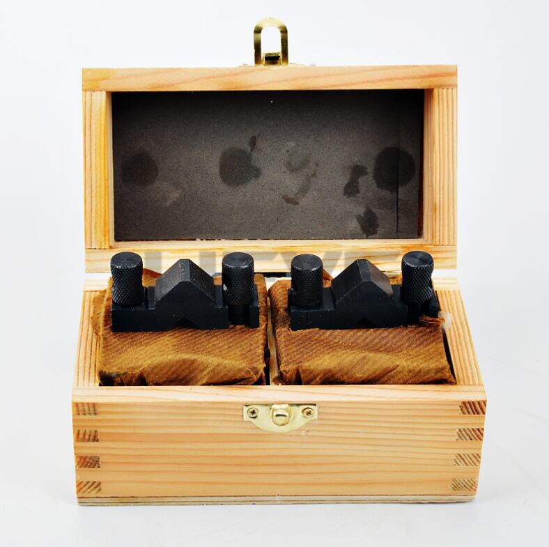 wooden box V-Block Ground Pair with Clamp Set Prec... – Grandado