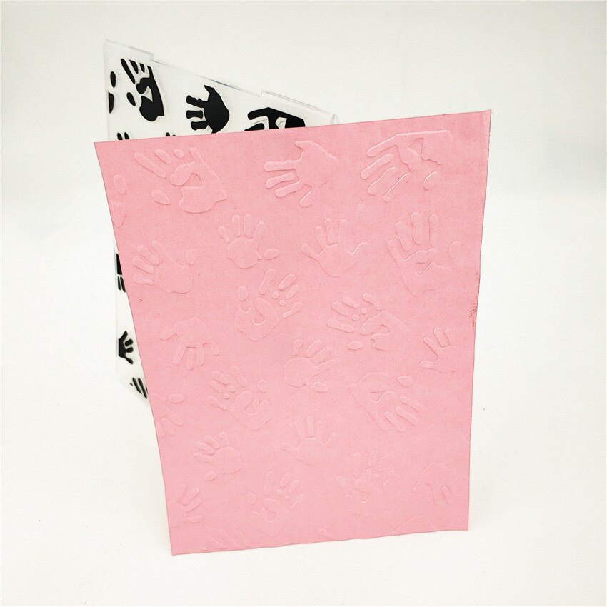 10.5x14.5cm Hand print Embossing folders Plastic b... – Vicedeal
