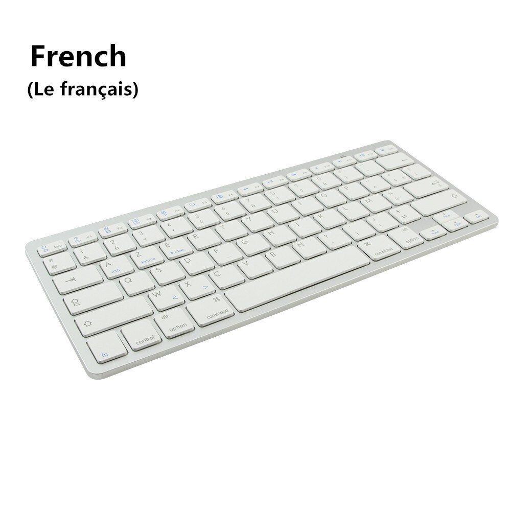 Bluetooth Keyboard Wireless Russian French German ... – Grandado