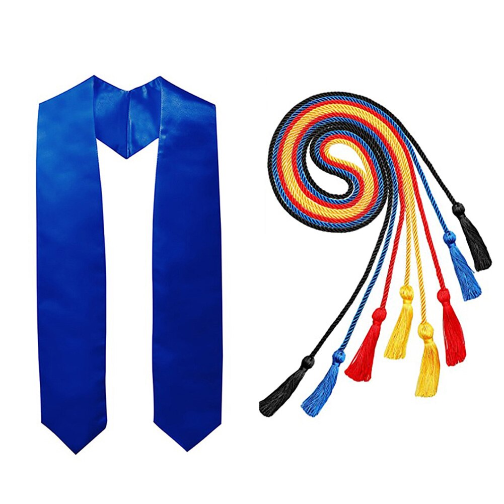 Solid Color Graduation Sash Shoulder Strap Graduat... – Grandado