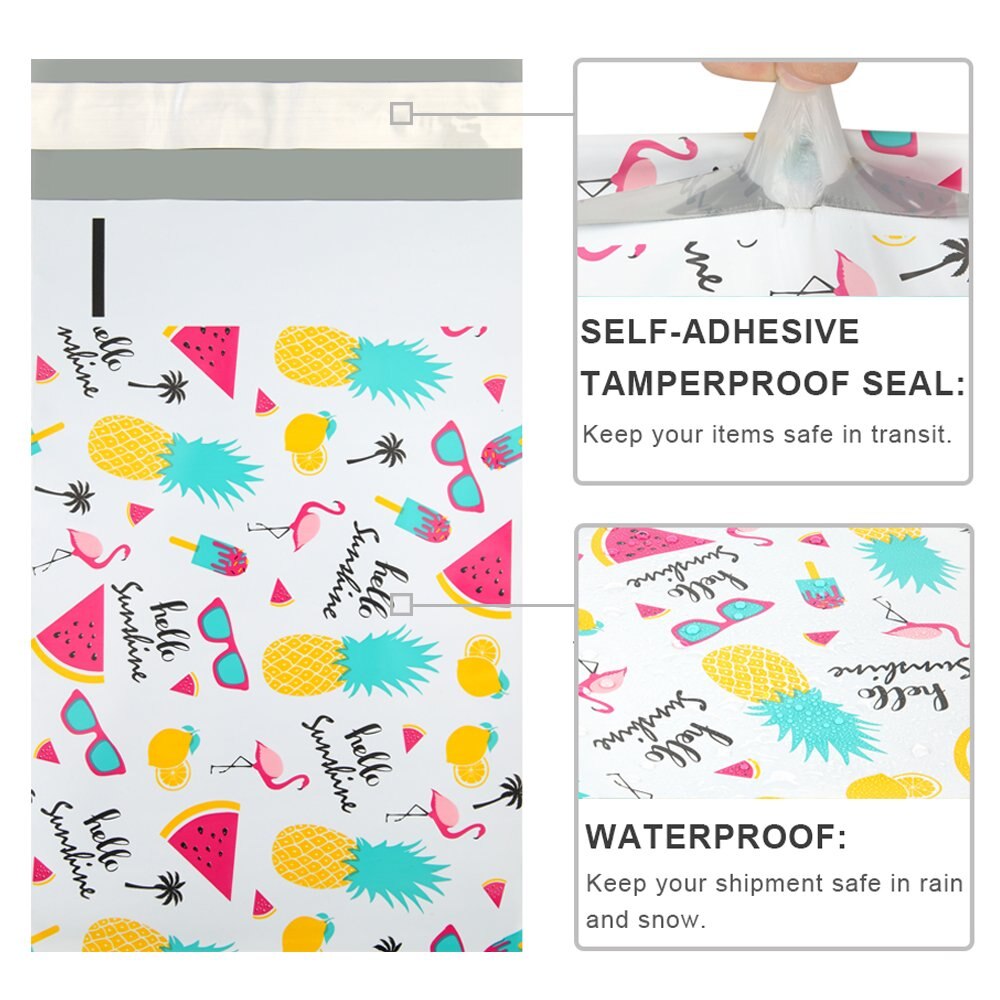 100pcs 15x23cm 6x9 inch Printed Poly Mailers Self ... – Vicedeal