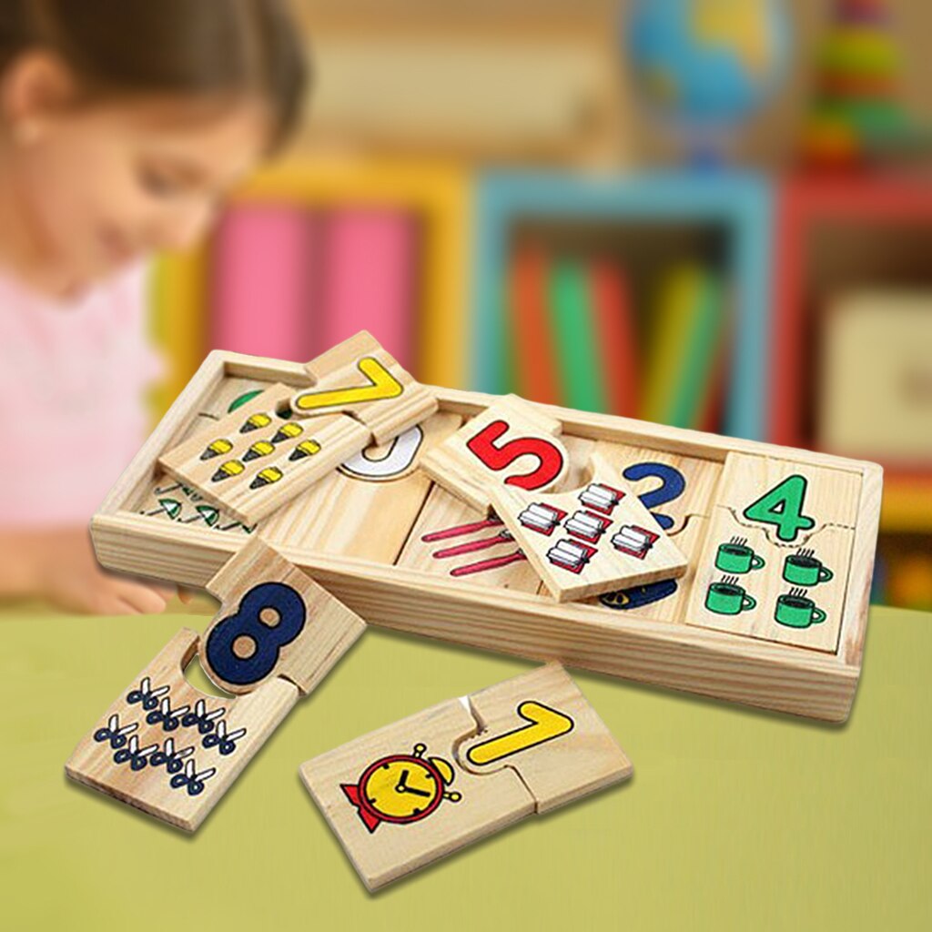 Match It Counting Mathematics Puzzle Set Jigsaw To... – Grandado