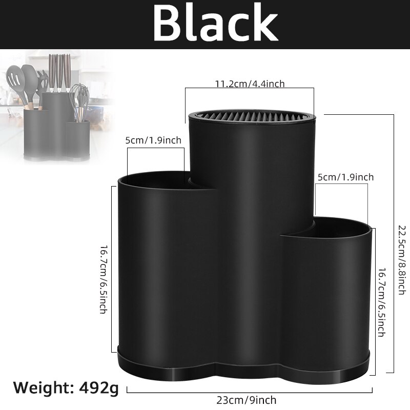 Knife Holder Stand for Knives Multi-Function Plast... – Grandado