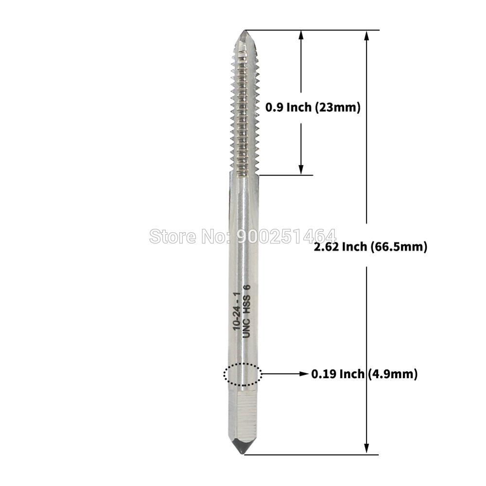 #10-24 Unc Hoge Snelheid Staal Draad Tap Rechterha... – Vicedeal