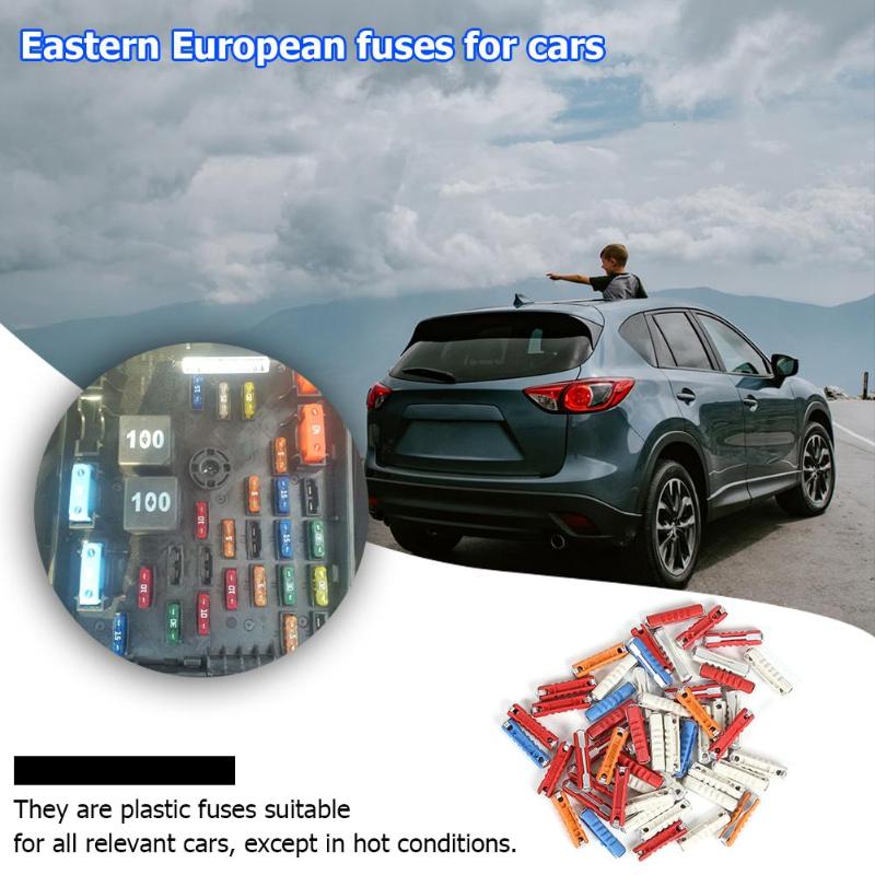 50 stk/sæt europæisk klassisk bilsikringssæt 5a 8a... – Grandado