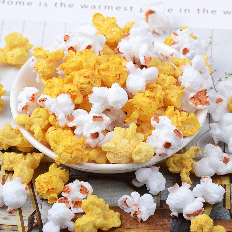 10Pcs Simulation Popcorn Mini Play Toys Resin Cabo... – Grandado