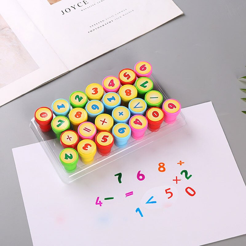 26 Pcs/Set Letter Digital Children Stamps Toys DIY... – Grandado