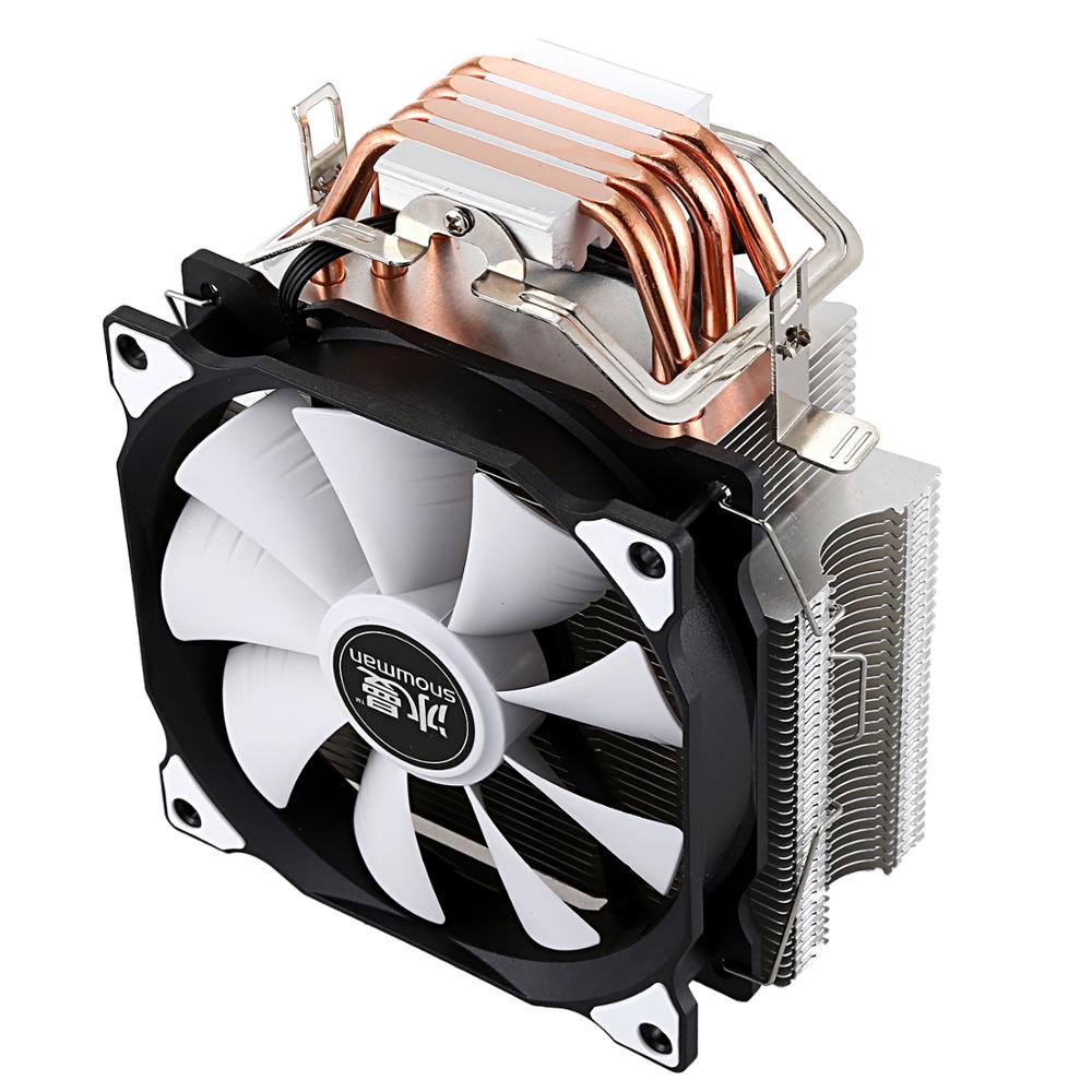 SNOWMAN CPU Cooler Master 5 Direct Contact Heatpip... – Vicedeal