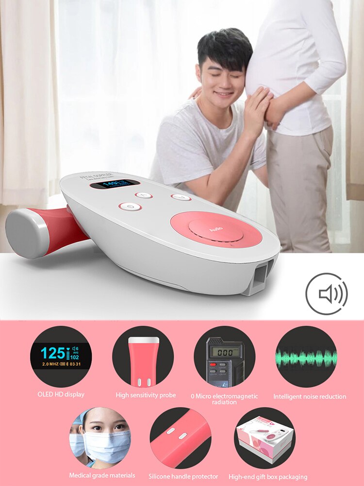 Fetal Heart Rate Monitor Detecting Foetal Meter On... – Vicedeal