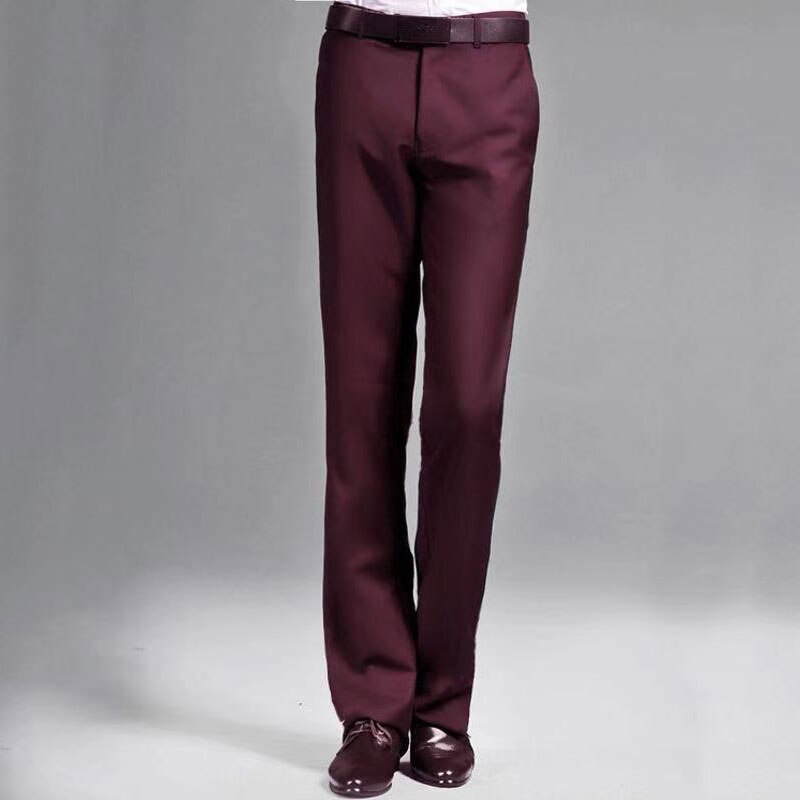 Men's Flared Trousers Formal Pants Bell Bottom Pan... – Grandado