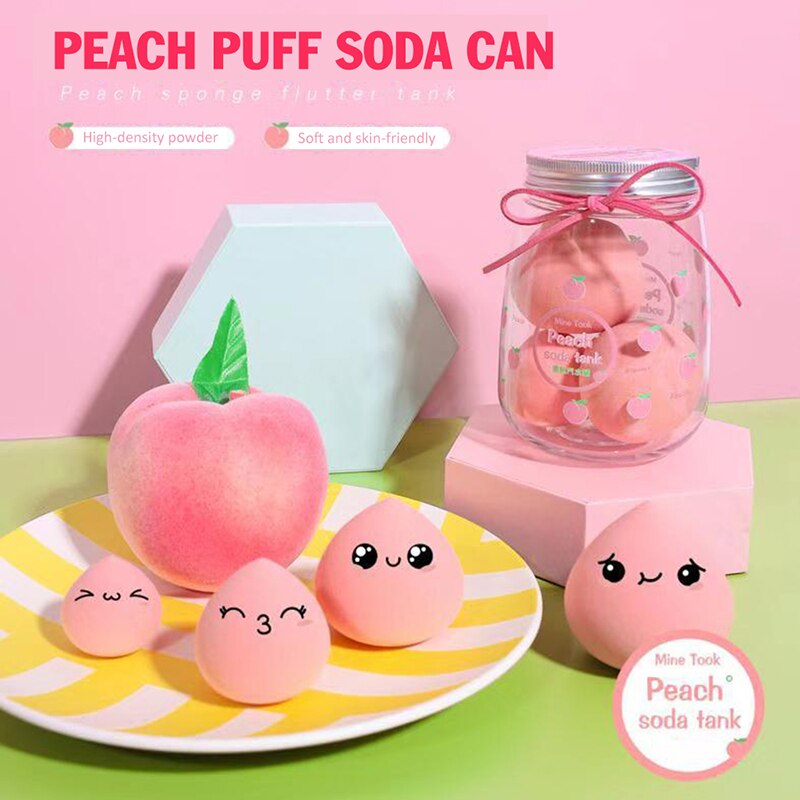 Lovely Peach Avocado Makeup Sponge Beauty Egg Dry ... – Vicedeal