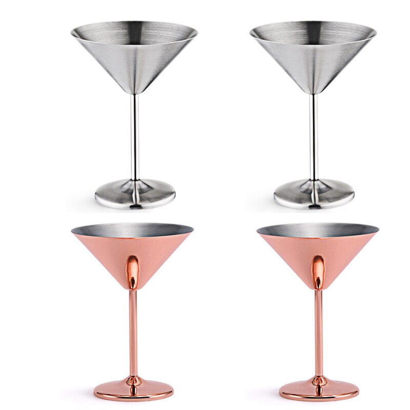 304 Stainless Steel 240ml 8OZ Martini Cocktail Cup... – Grandado