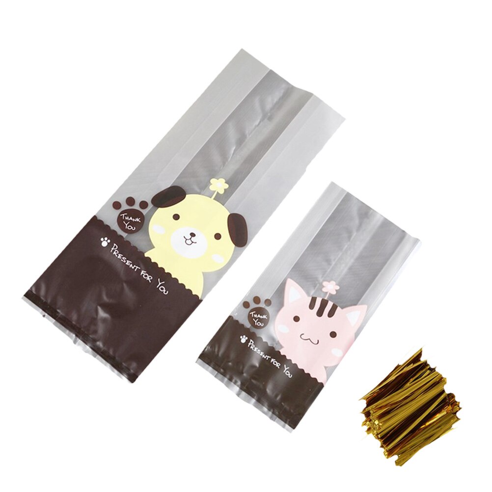 100pcs Wrap Bags Storage Dull Polish Cute Beautifu... – Grandado