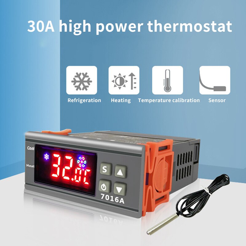 7016a digital termostat temperaturregulator switch... – Grandado
