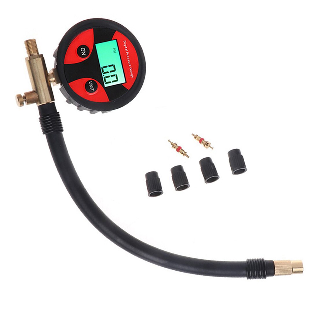 200 psi digital däcktrycksmätare lcd display manom... – Grandado
