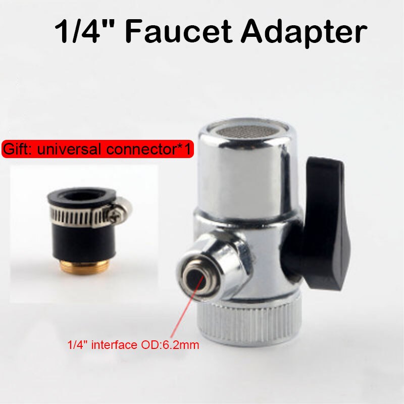 Ro System 1/4 "2.5 / 8" 3/8 "Tube Connector Faucet... – Grandado