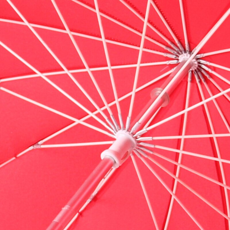 Red Heart Shaped Red Rain Umbrella For Womens Deco... – Vicedeal